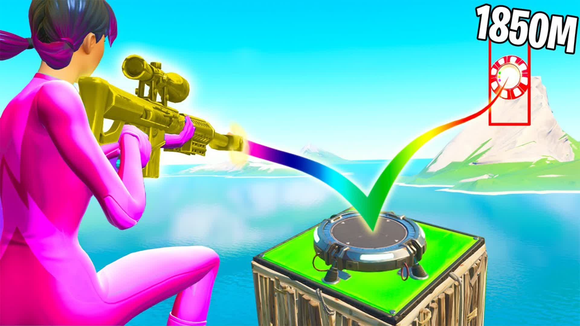 TRICKSHOT RACE 🎯 [ cup ] – Fortnite Creative Map Code