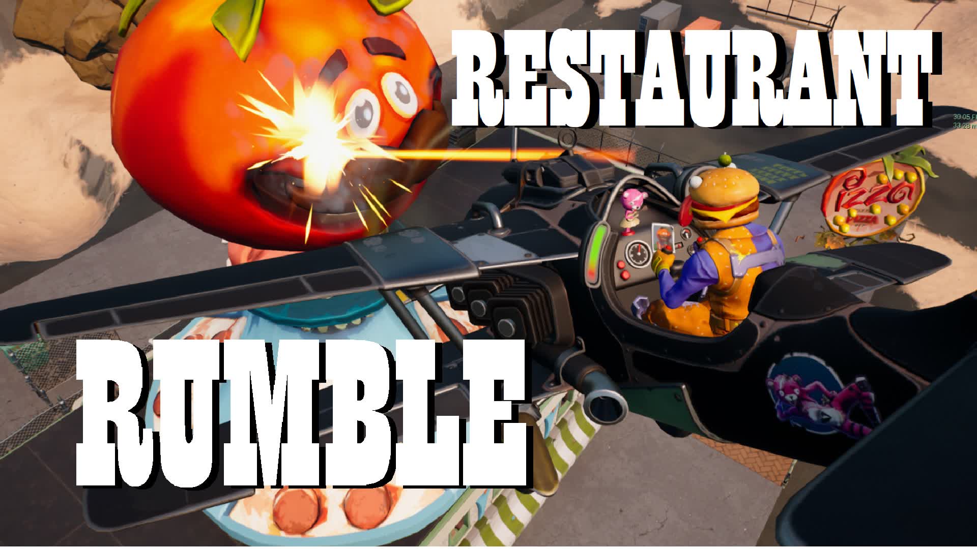 Restaurant Rumble! [ tequillatacos ] – Fortnite Creative Map Code