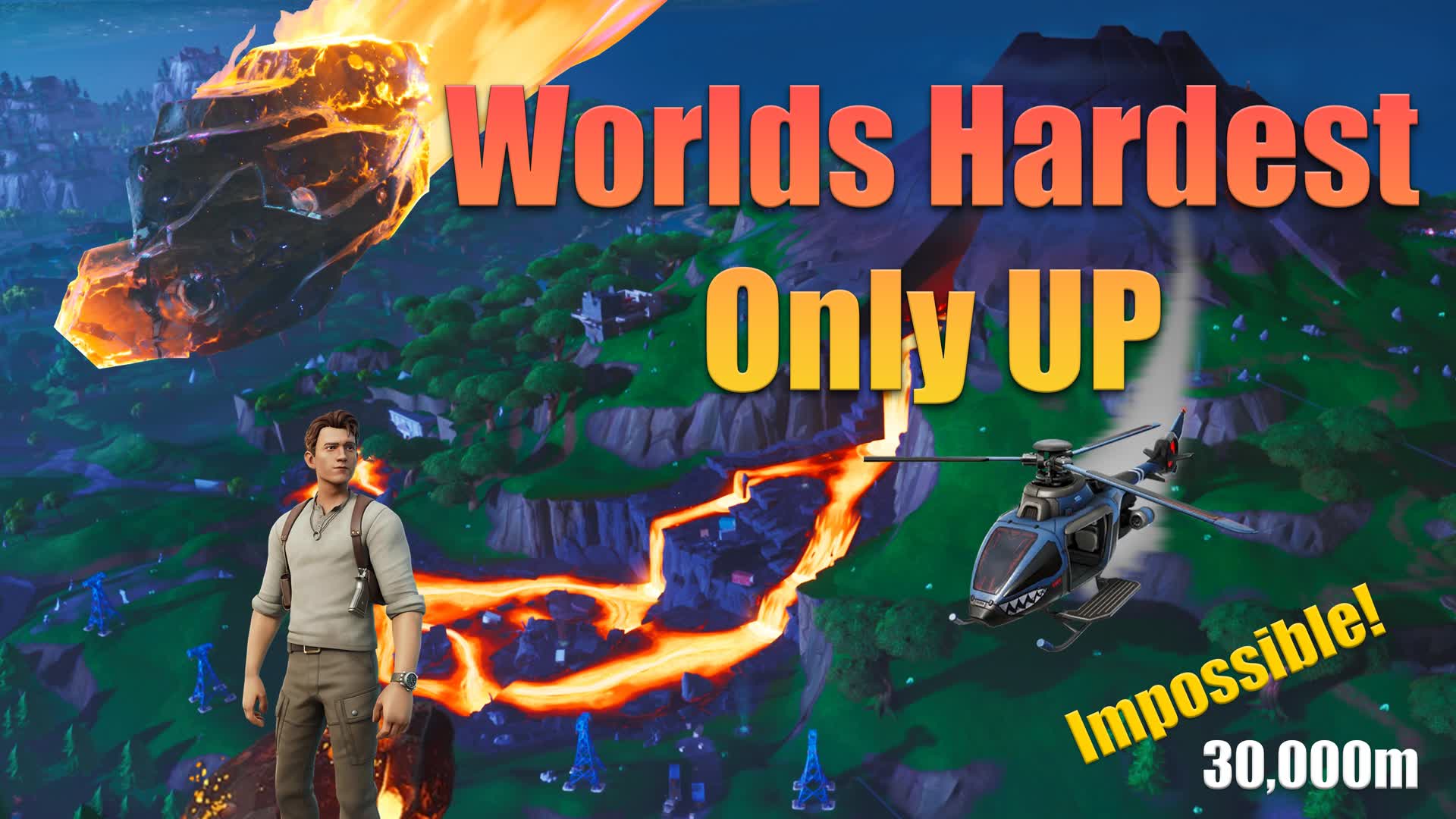 OnlyUp Impossible Volcano w/ Checkpoints [ buggo ] – Fortnite Creative ...