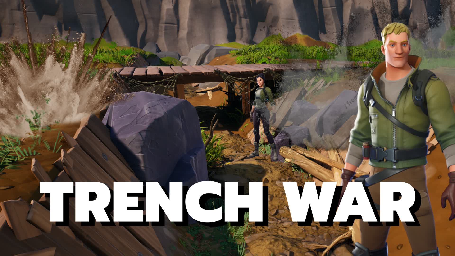 Trench War [ outstanding ] – Fortnite Creative Map Code