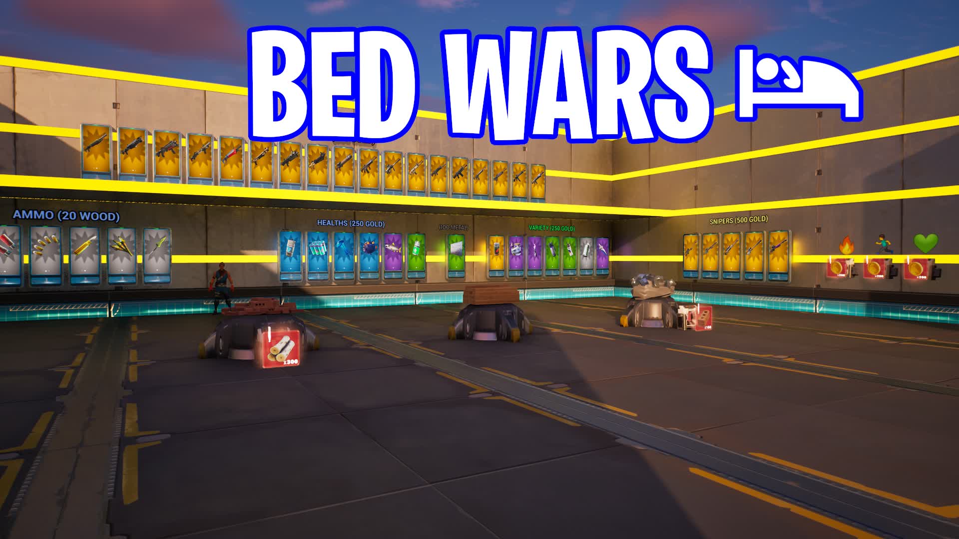 🛌🏻 UEFN Bed Wars 🛌🏻 [ painless ] – Fortnite Creative Map Code