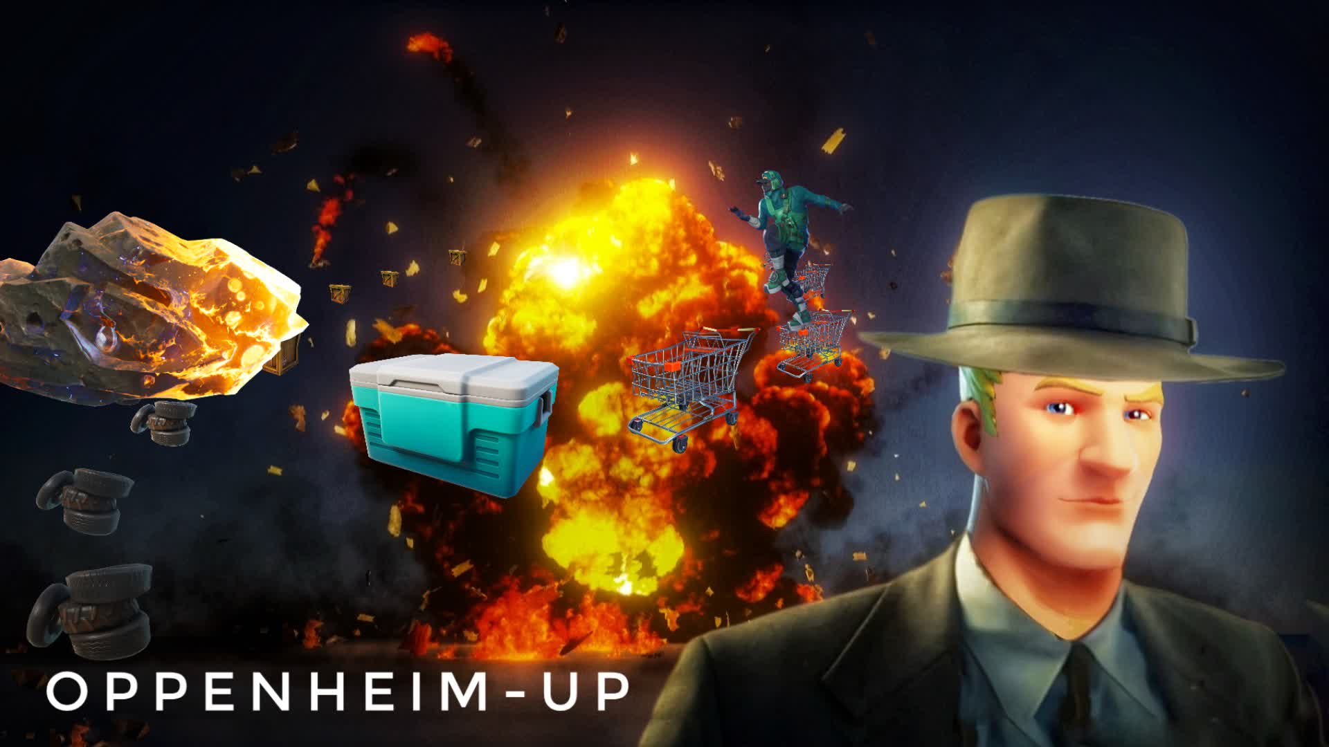 ☝ Oppenheimer Up Deathrun ! [ telmo-lopes ] – Fortnite Creative Map Code