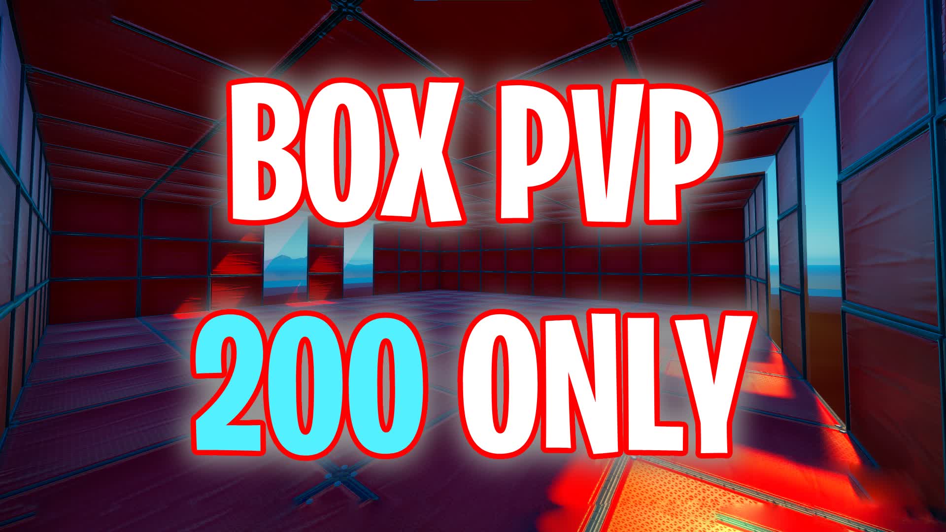 Box PvP 200 Only [ fridge ] – Fortnite Creative Map Code