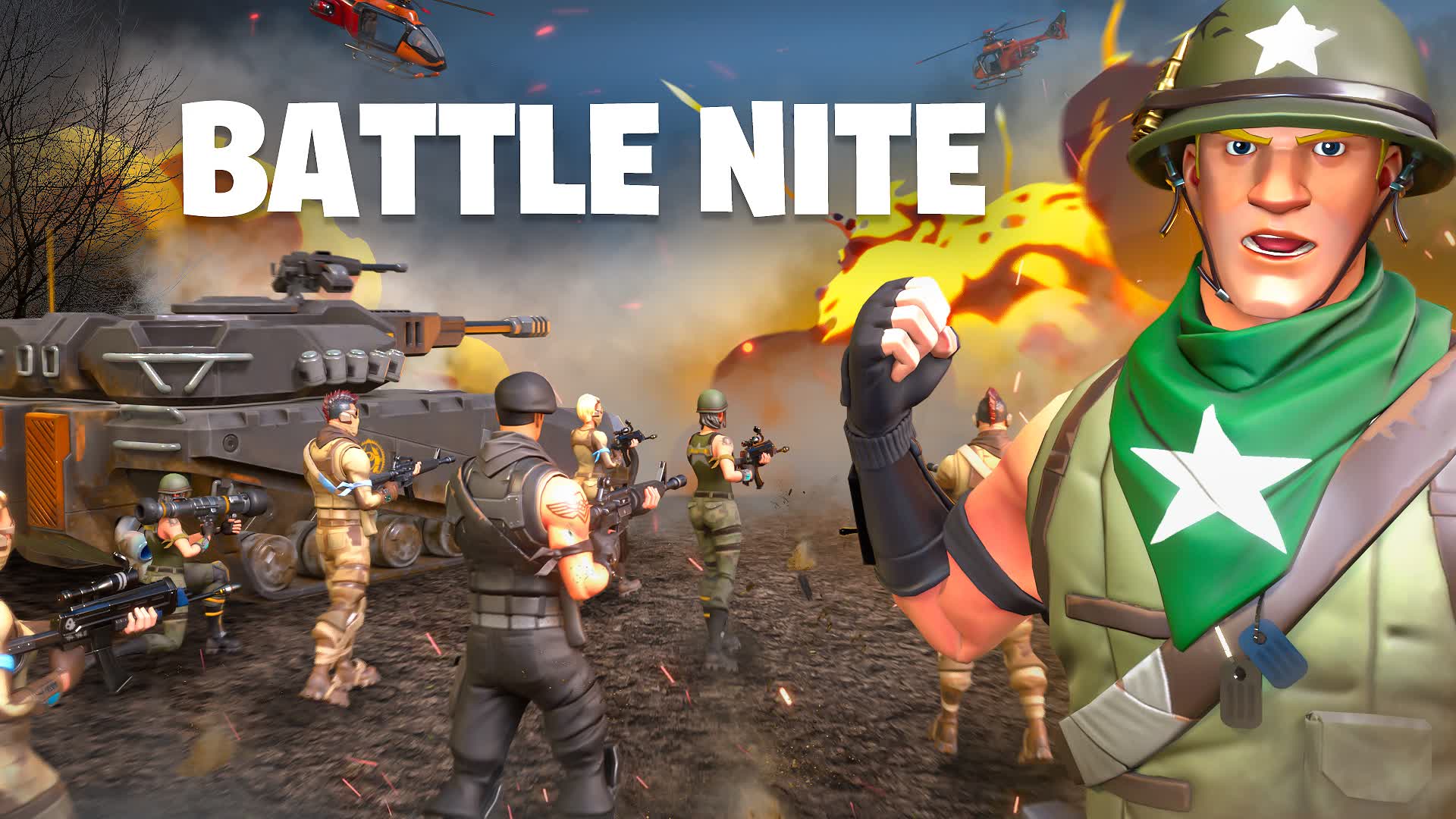 💥 BATTLE NITE - 50 VS 50 💥 [ Brice ] – Fortnite Creative Map Code