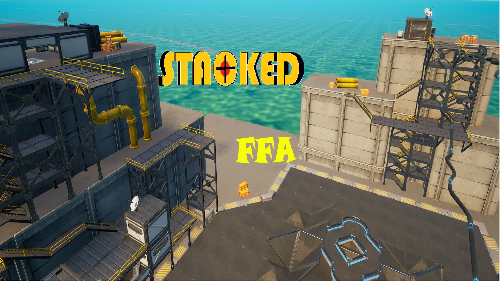 💥 STACKED 🍄 Build & No-Build Pit [ dtupp420 ] – Fortnite Creative Map Code
