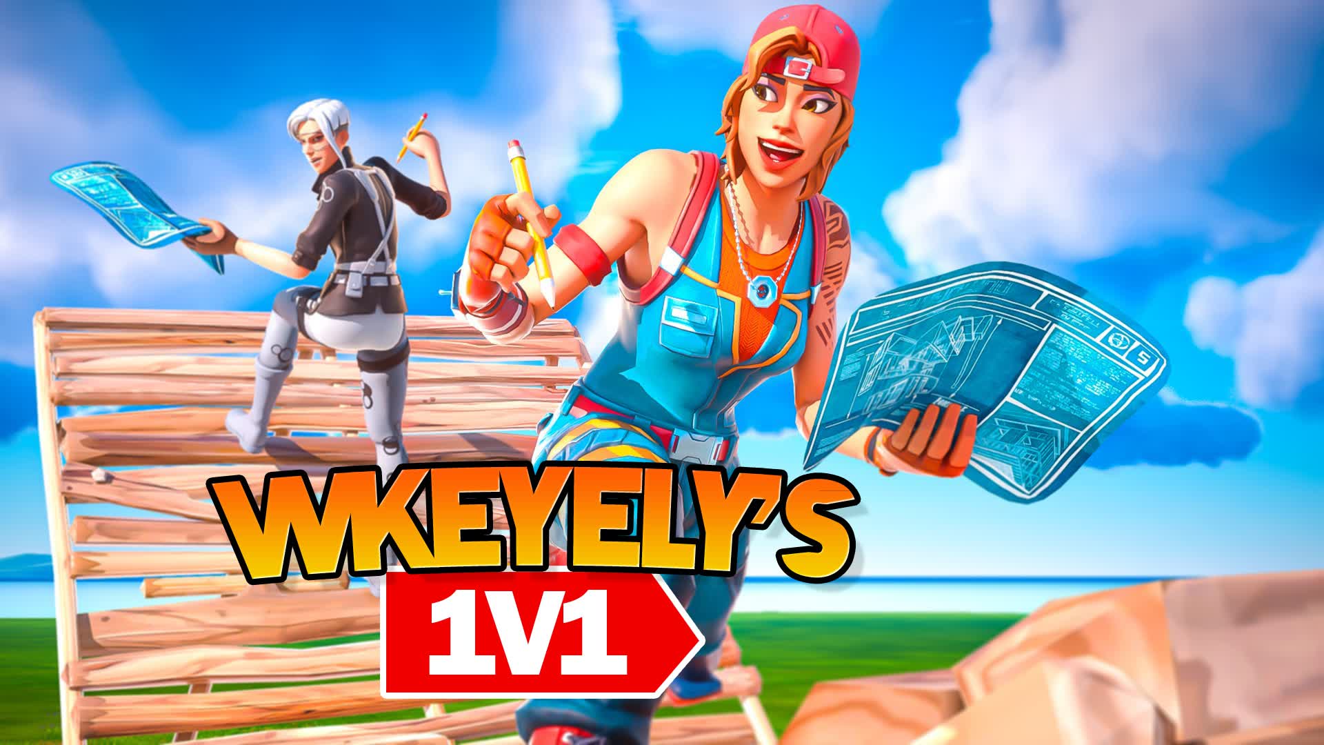 WkeyEly's Zero Delay 1V1 Map [ justeli ] – Fortnite Creative Map Code