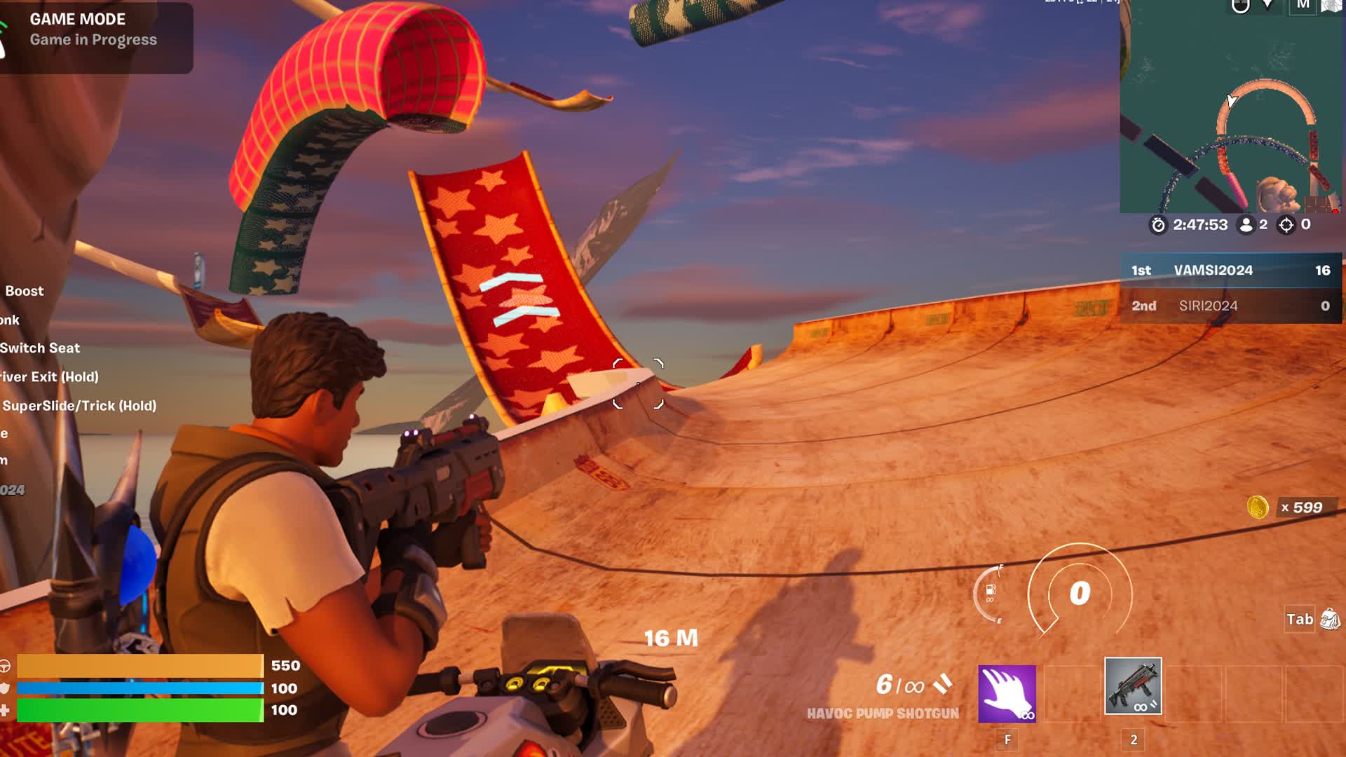 Only Up Mega Ramp Guns & Vehicles [ maxplaygames ] – Fortnite Creative ...