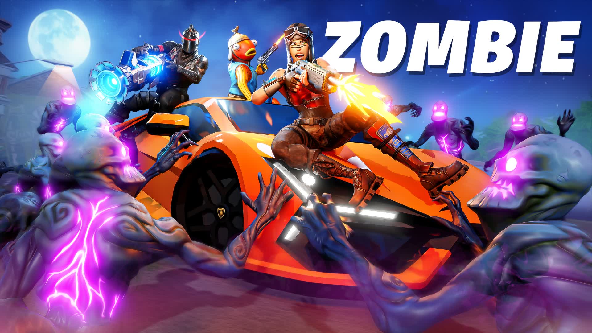 🧟‍♀️ ZOMBIE WORLD 🌎 NEW BOSS💥 [ motionmaps ] – Fortnite Creative Map Code
