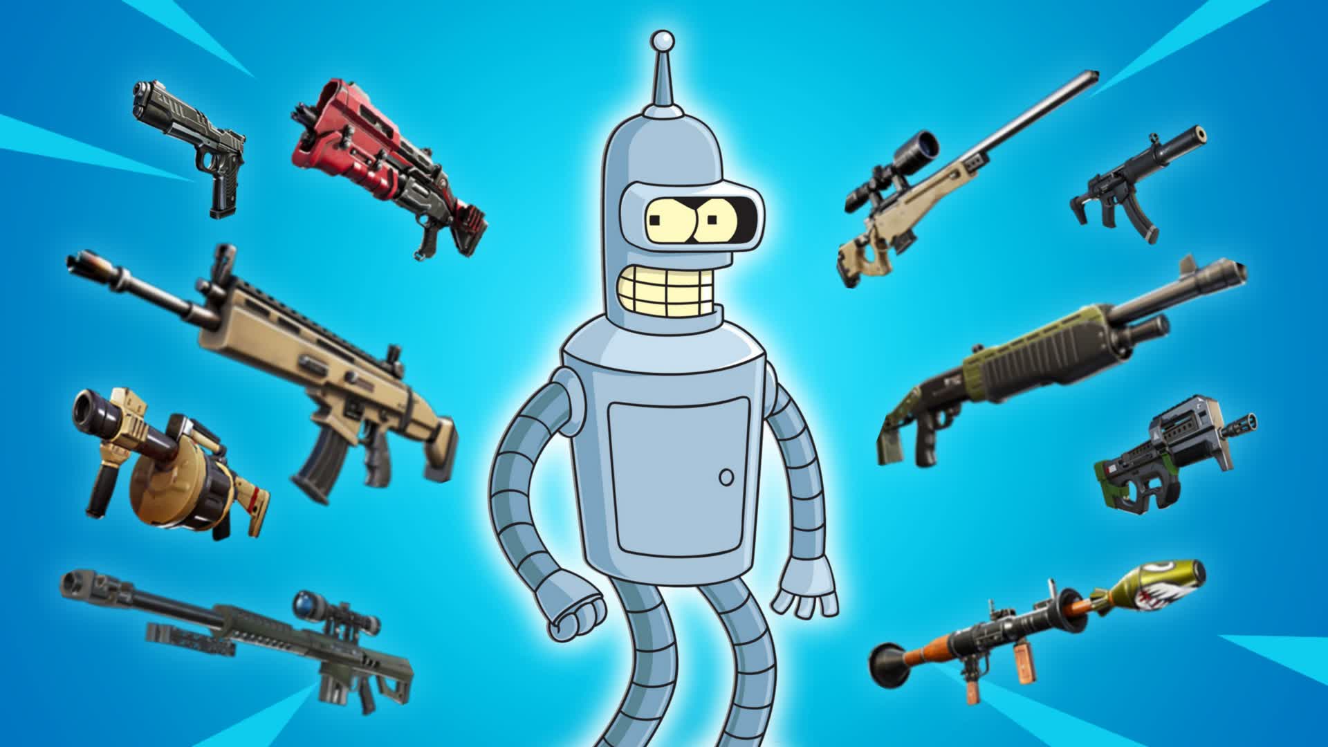 Futurama Bender With Gun