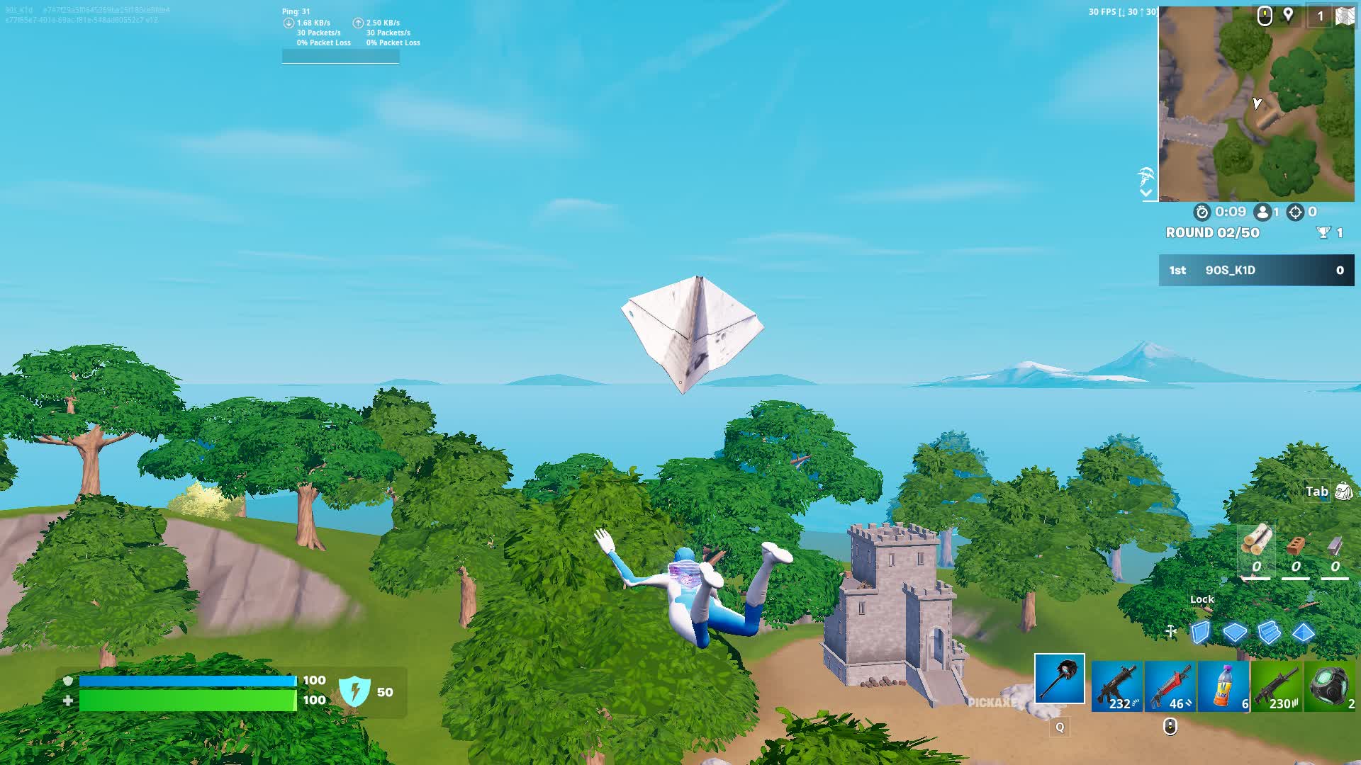 90s k1d's ZeroBuild FFA Zone Wars [ 90s_k1d ] – Fortnite Creative Map Code