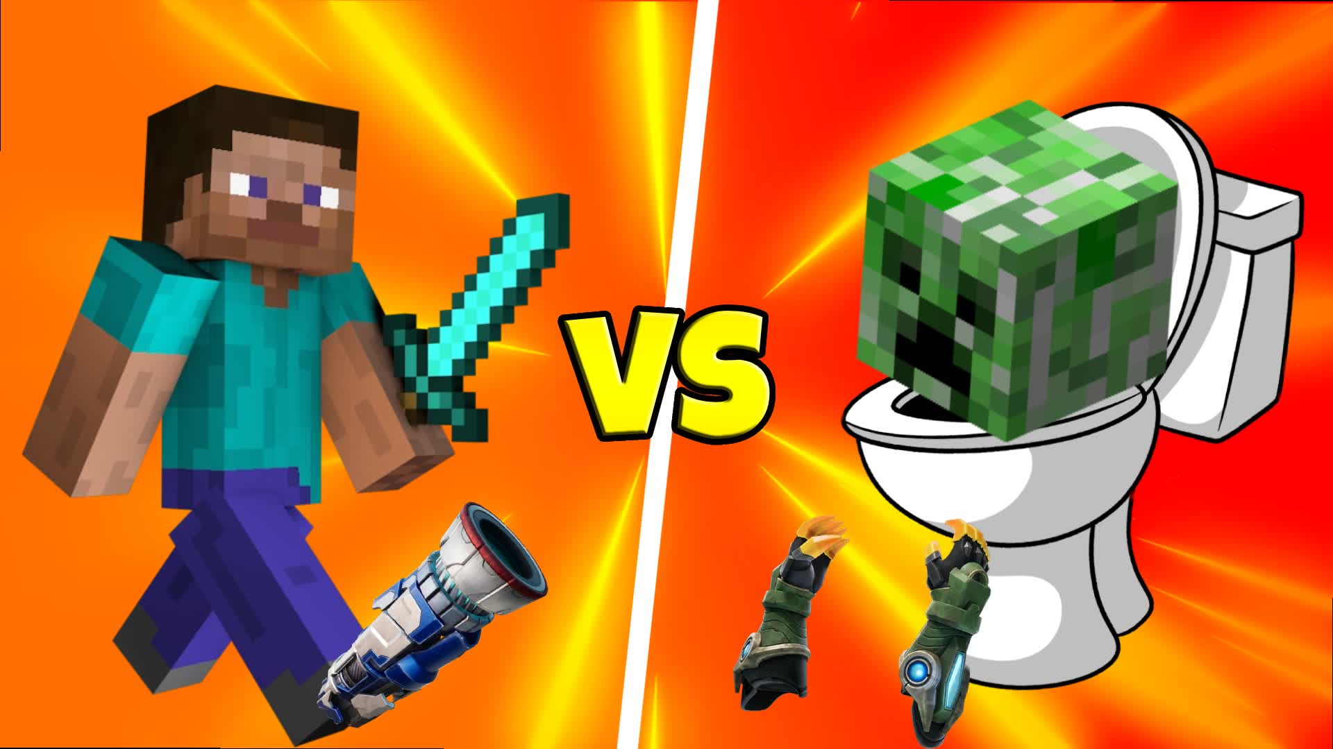 Steve VS Skibidi Creeper [ tey ] – Fortnite Creative Map Code