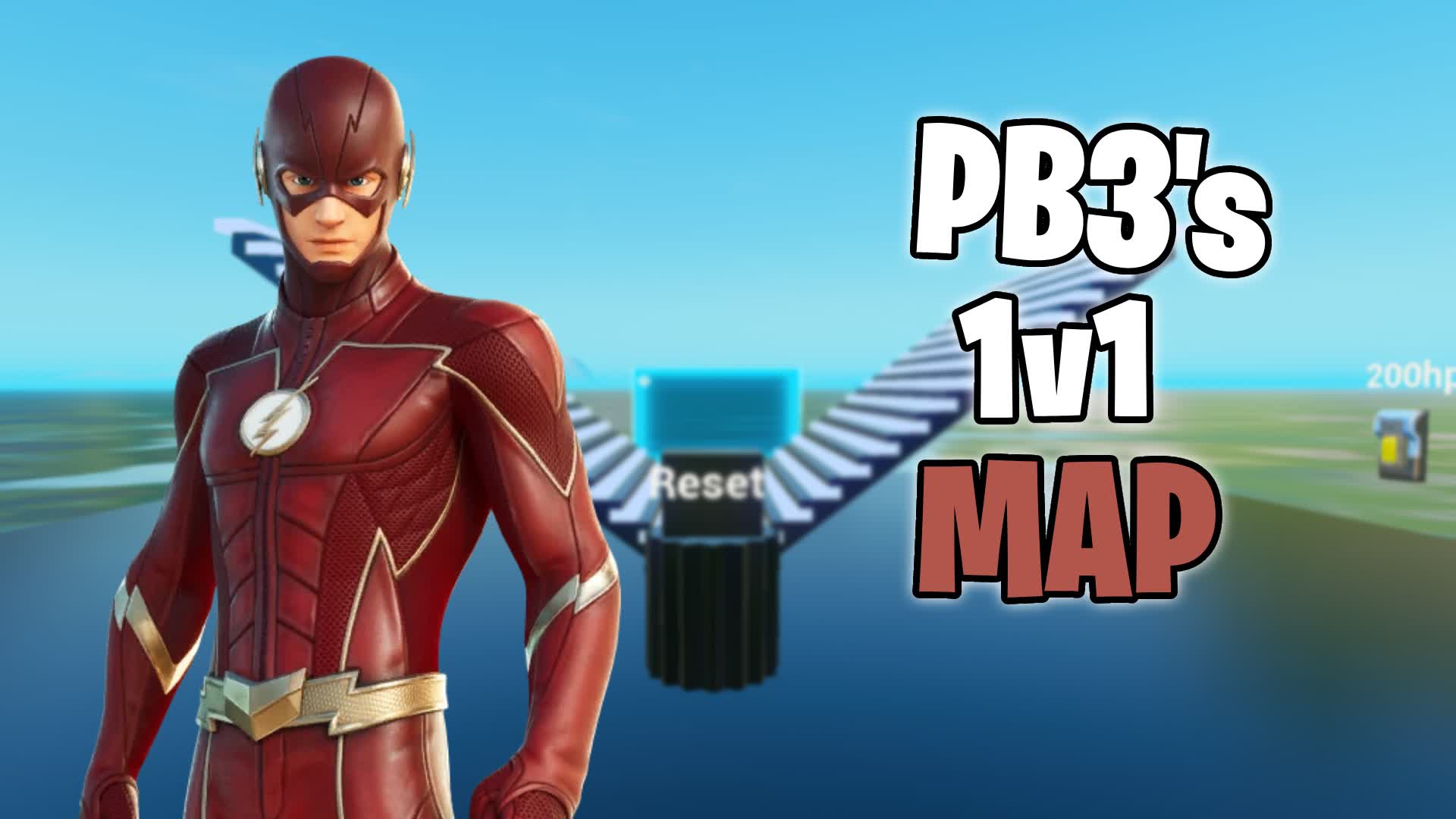 PB3's 0 DELAY 1V1 MAP! [ itspb3 ] – Fortnite Creative Map Code