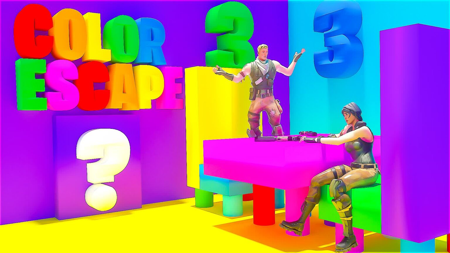 Color Escape [ bulba1x ] – Fortnite Creative Map Code