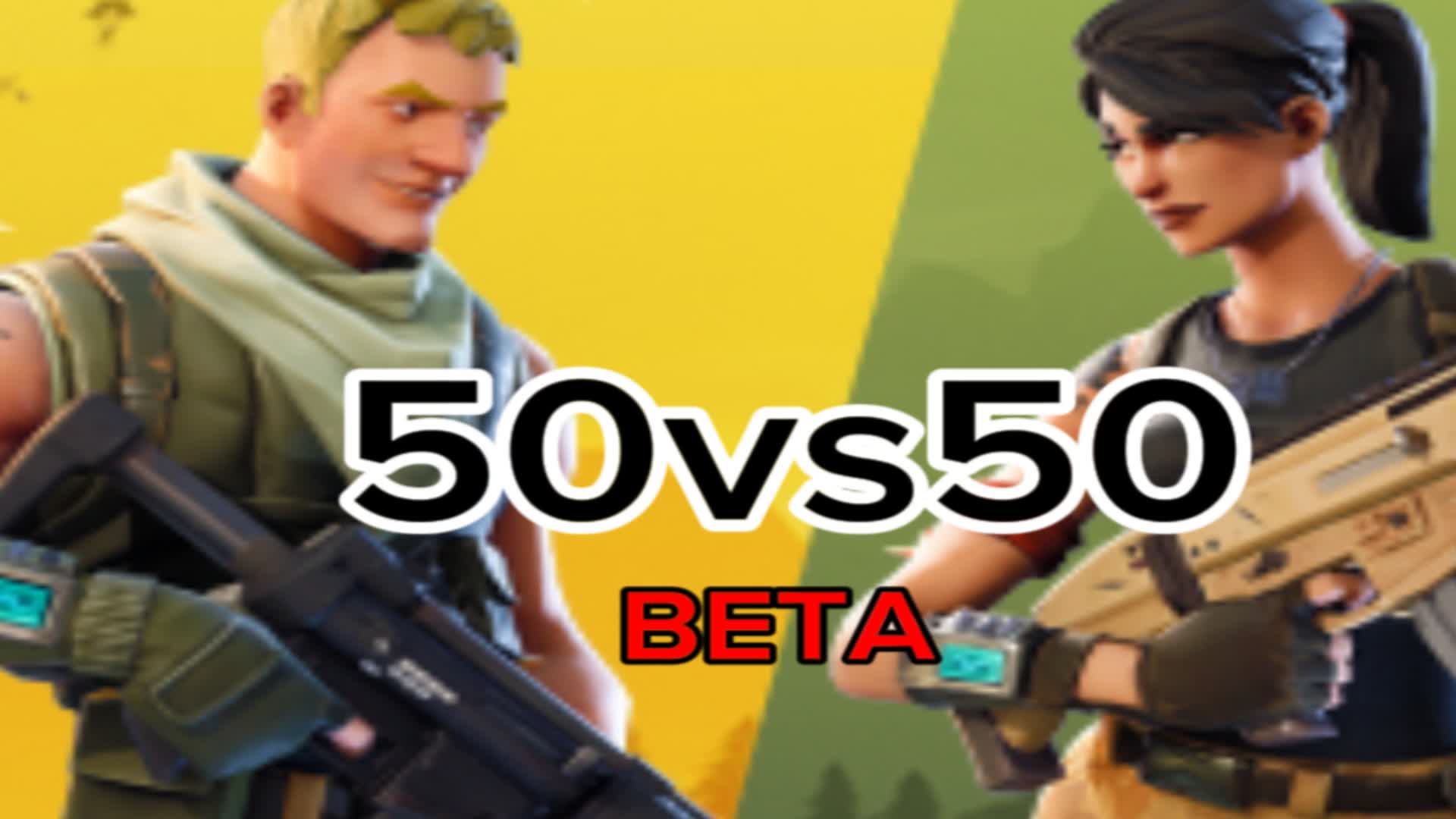 50vs50 BETA (test mode) [ finnvis ] – Fortnite Creative Map Code
