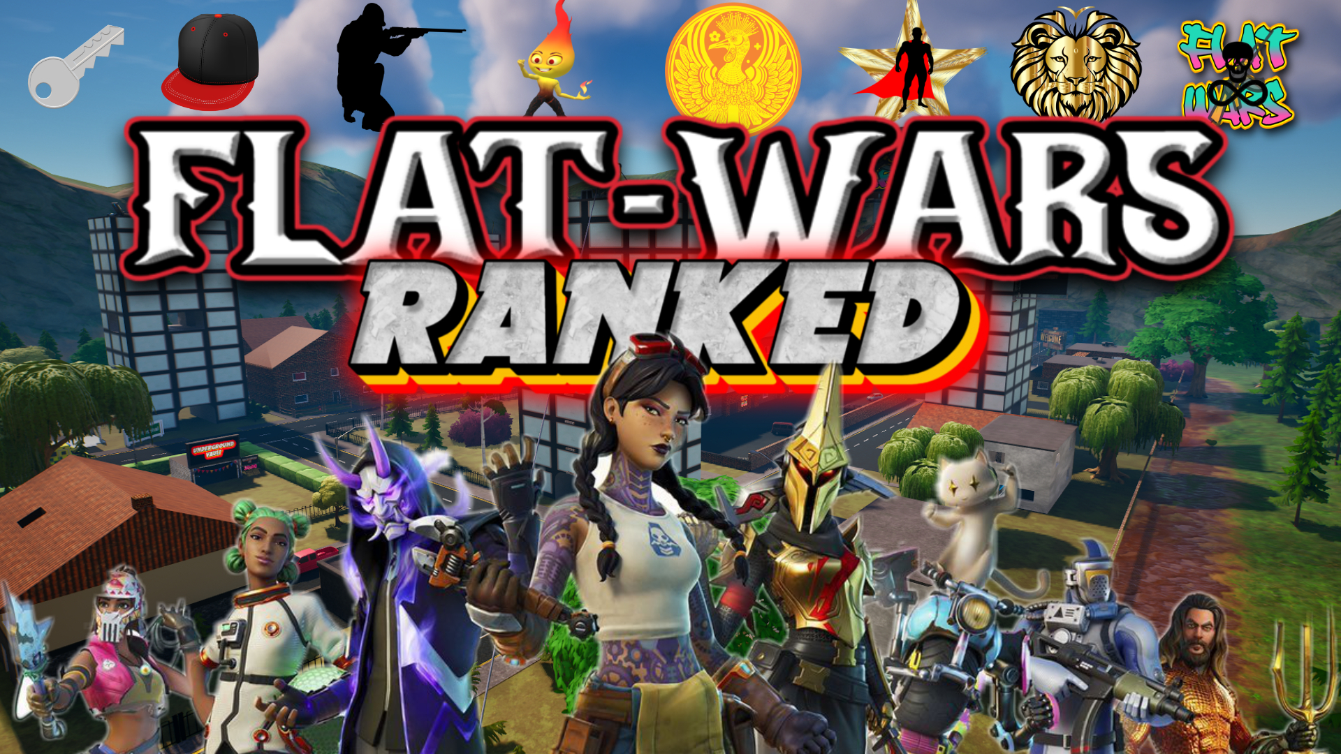 FLAT-WARS RANKED [ dangermouse79 ] – Fortnite Creative Map Code