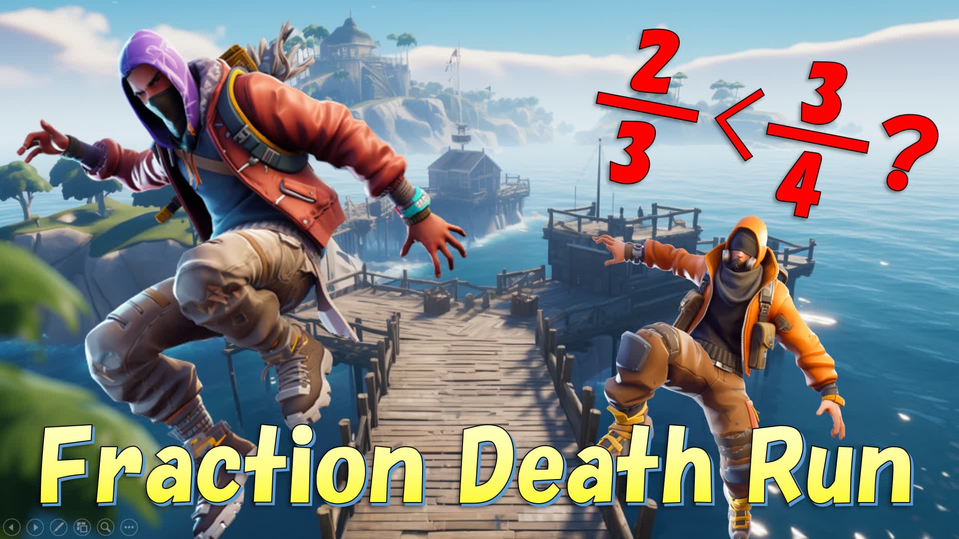 分数デスラン！Fraction DeathRun！ [ study_fortnite ] – Fortnite Creative Map Code