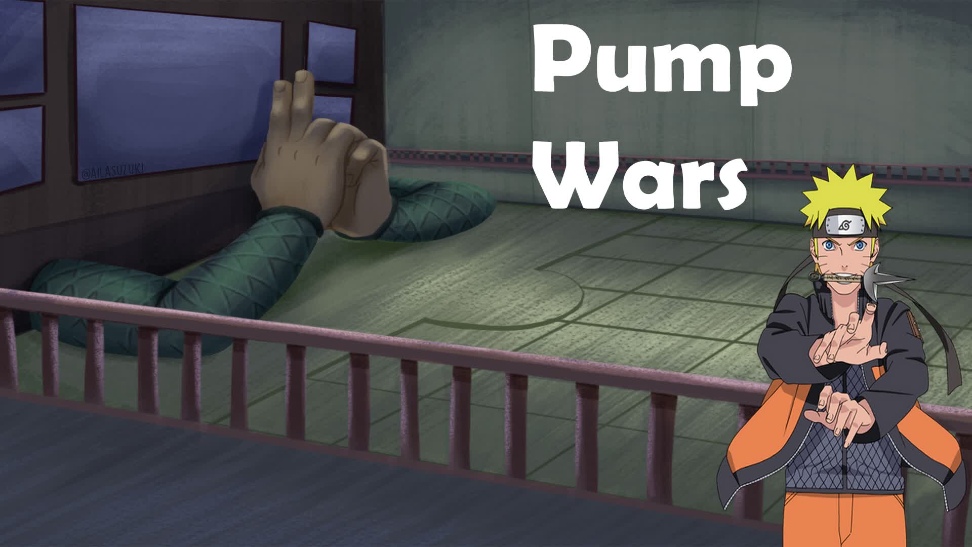 Naruto 📝🎮 : Edit Pump wars [ naruto ] – Fortnite Creative Map Code