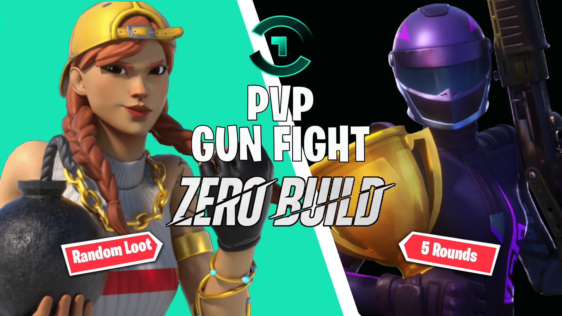 PVP Gun Fight (PlayOneUp) [ playoneup ] – Fortnite Creative Map Code