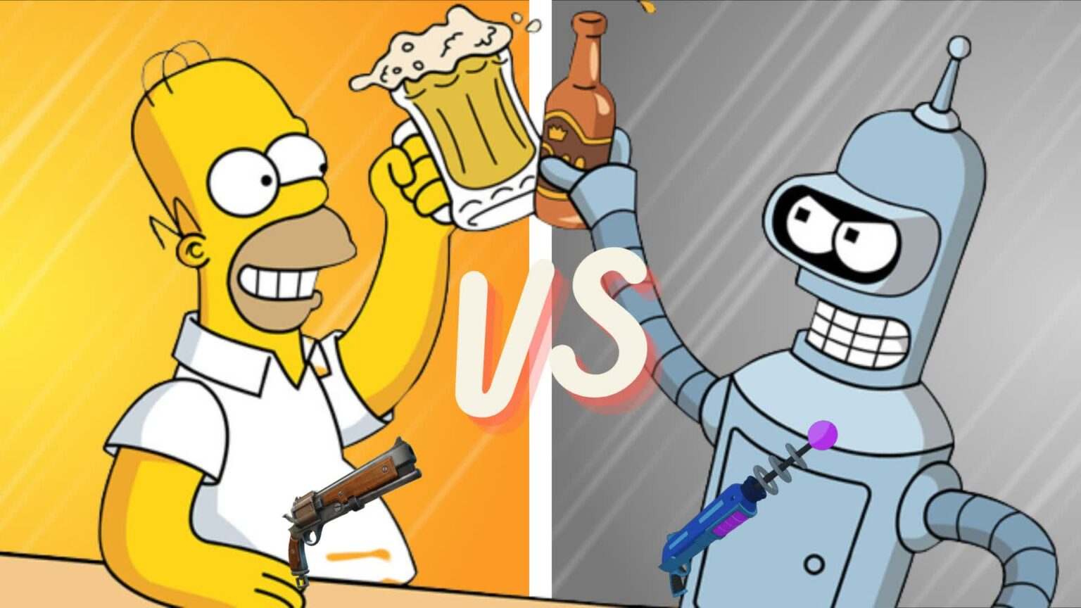 THE SIMPSONS VS FUTURAMA [ alexmaxfp ] – Fortnite Creative Map Code