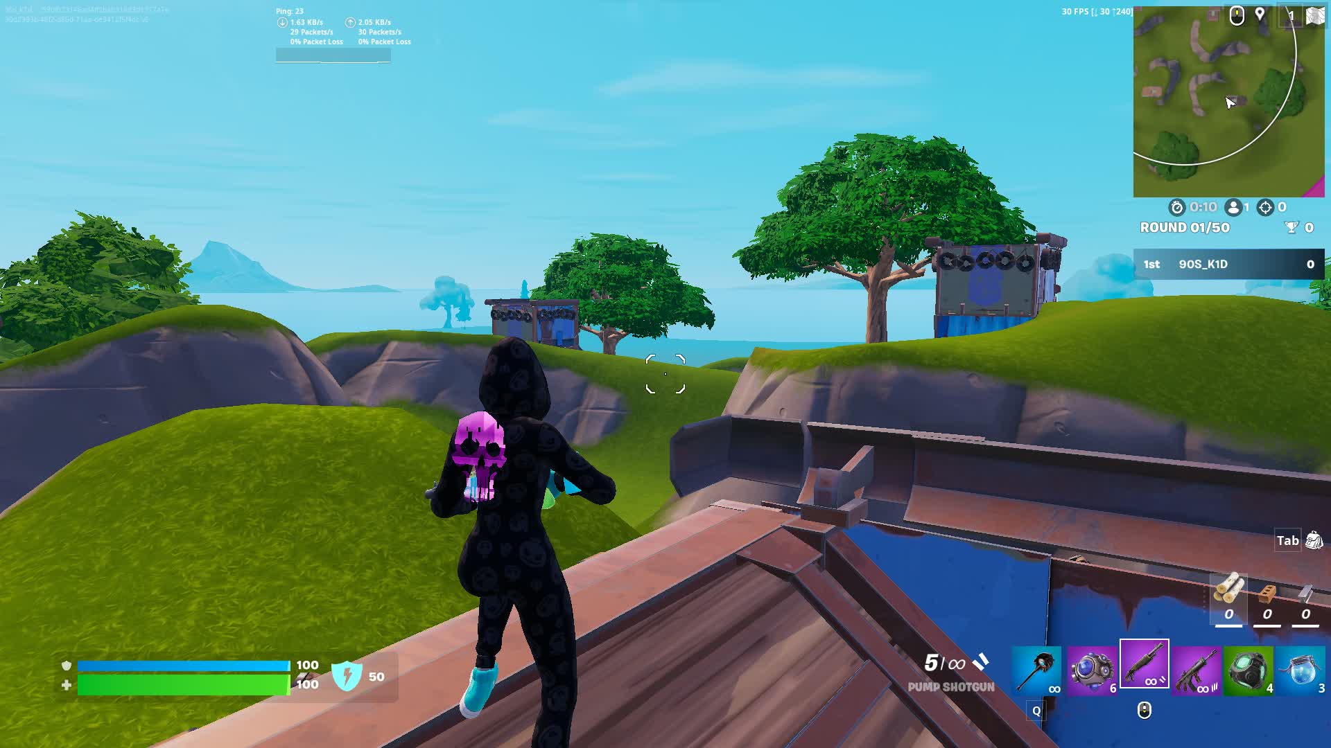 Bunker Madness! - ZeroBuild FFA End Game [ 90s_k1d ] – Fortnite Creative Map Code