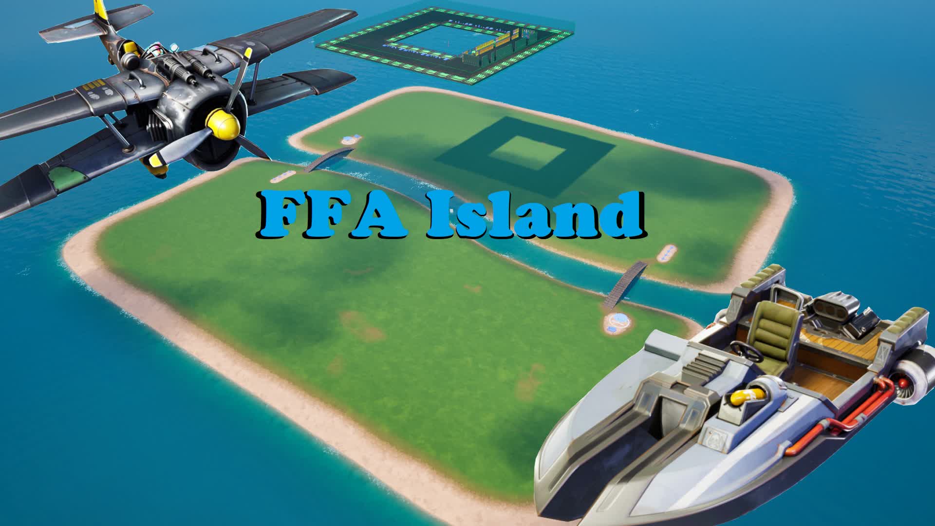 FFA Island [ ajspades21 ] – Fortnite Creative Map Code