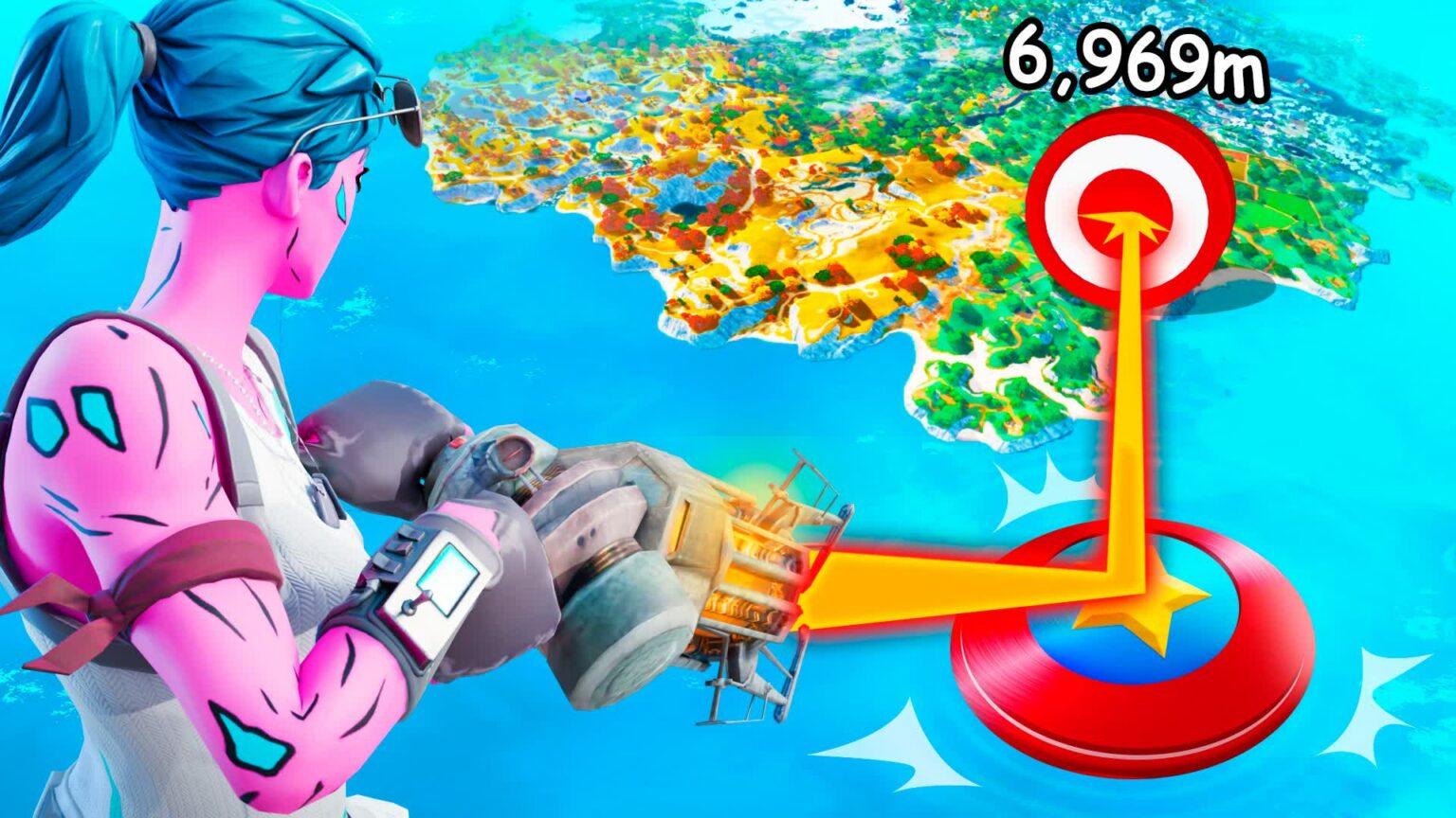 UNBEATABLE TRICKSHOT RACE 😈 [ pets ] – Fortnite Creative Map Code