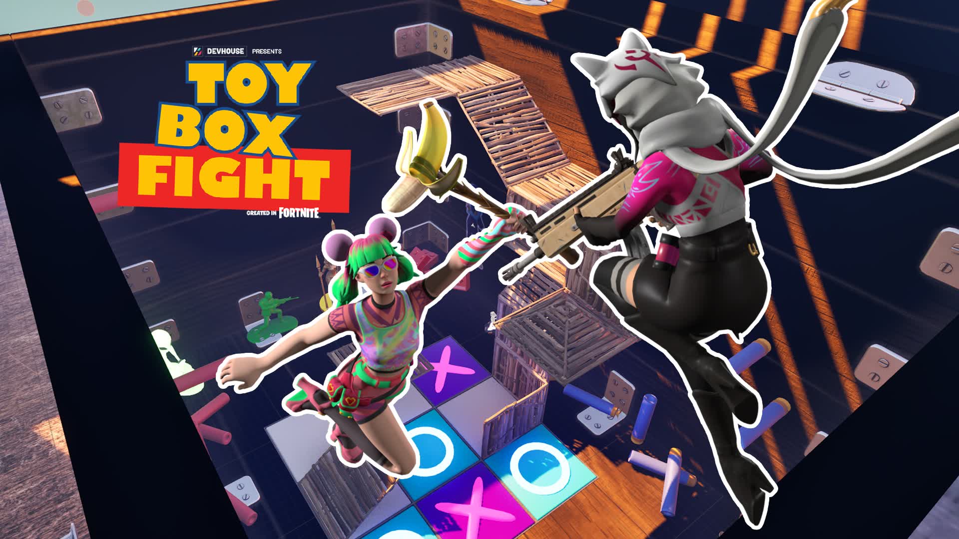 Toy Box Fight [ devhouse ] – Fortnite Creative Map Code