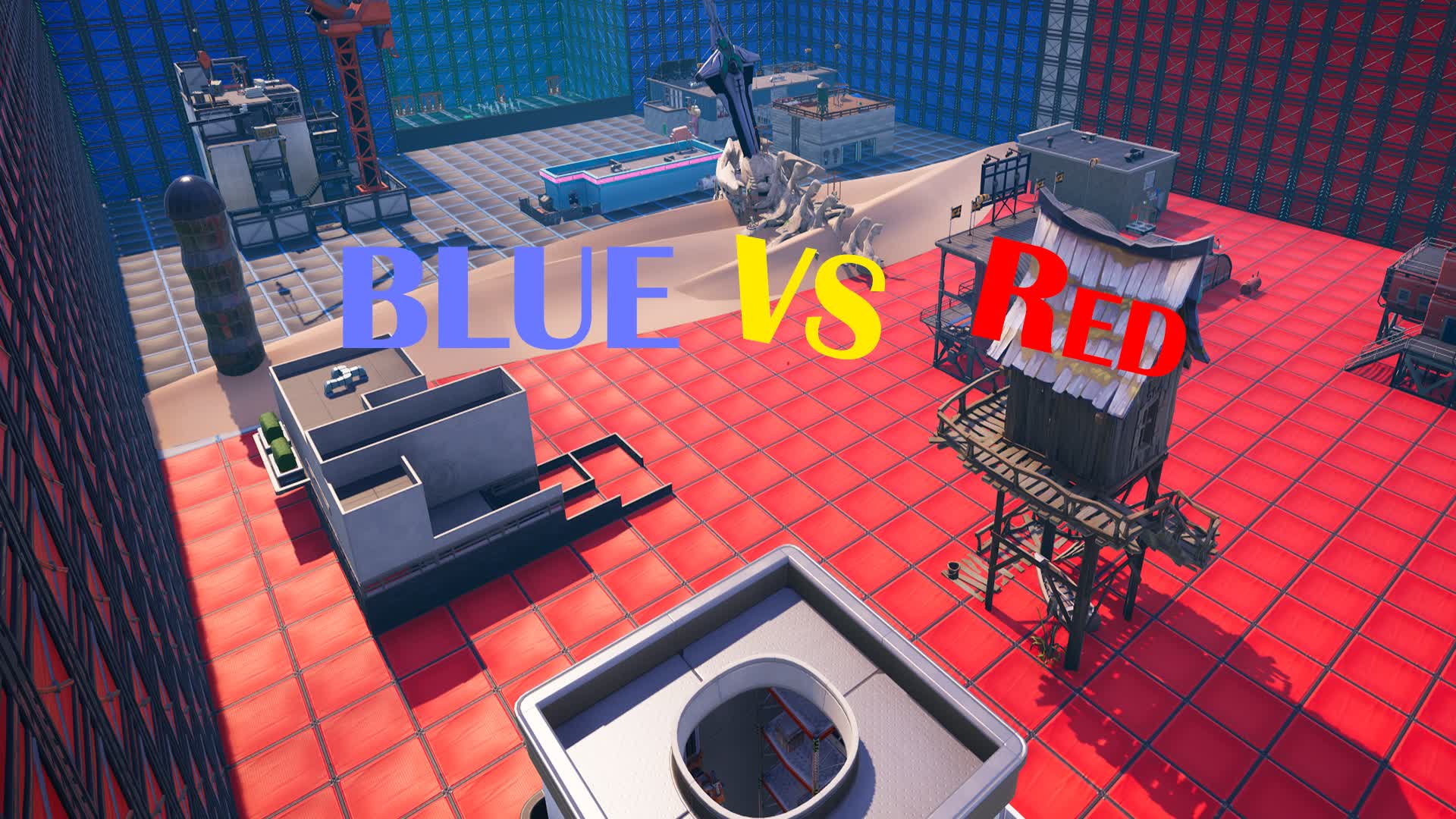 INSANE RED VS BLUE 🆕 [ airborn ] – Fortnite Creative Map Code