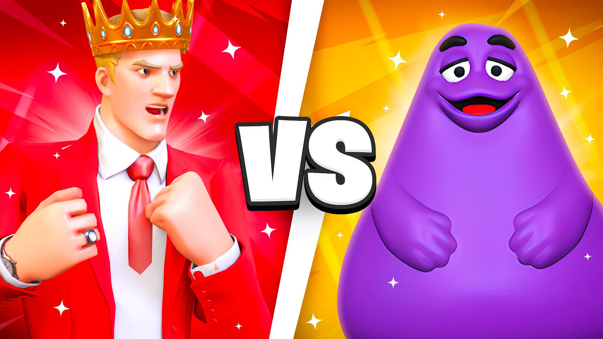 👑 KING VS GRIMACE 🥤 [ djmorvix ] – Fortnite Creative Map Code