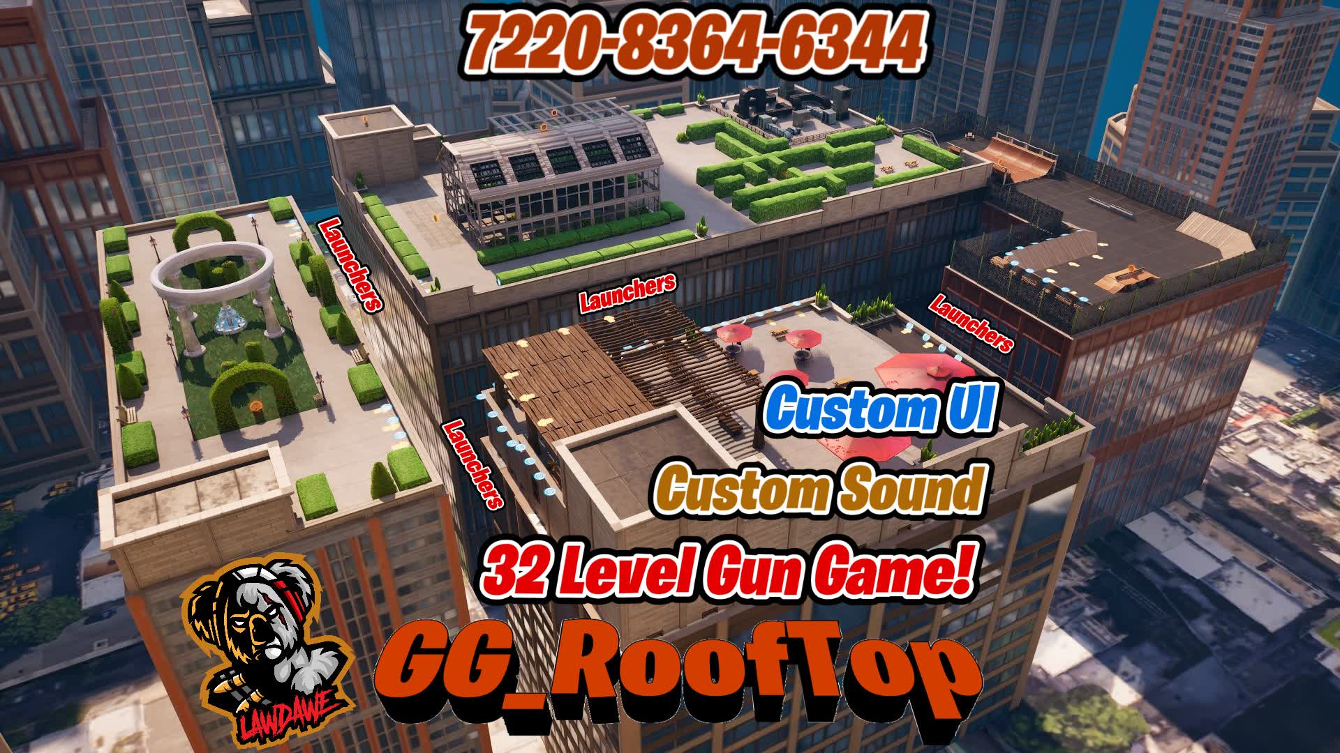 GG_RoofTop [ lawdawe ] – Fortnite Creative Map Code