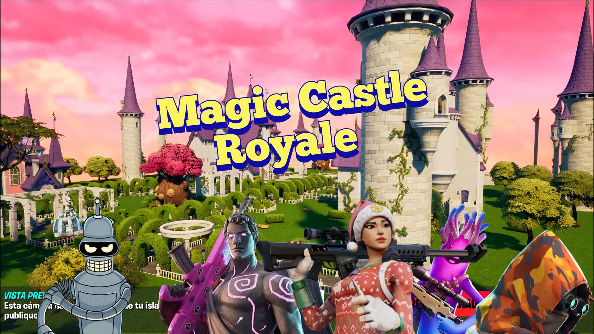 Magic Castle Royale [ jugadorenparo ] – Fortnite Creative Map Code