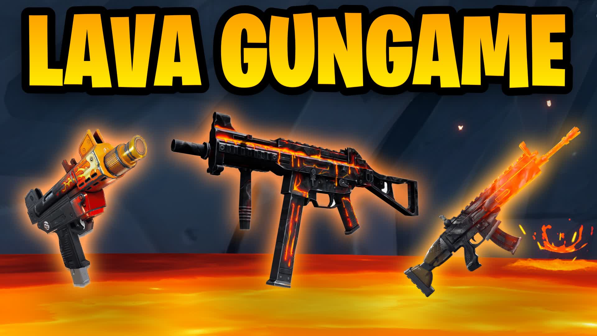 LAVA GUN GAME🌋 ONE SHOT💥 [ leafgamesfnc ] – Fortnite Creative Map Code