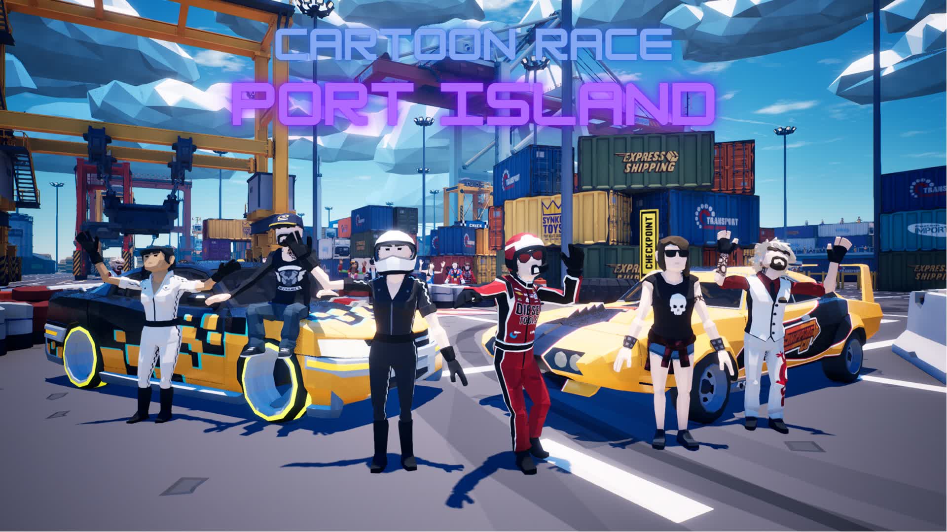 Cartoon Racing: Port Island [ islands ] – Fortnite Creative Map Code