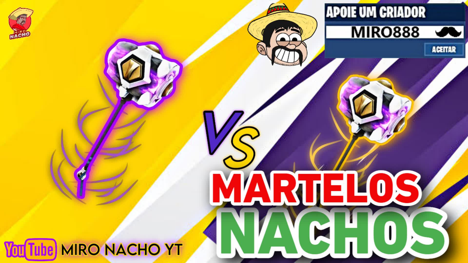 🎯BATALHAS DE MARTELOS NACHOS 🌎 [ miro888 ] – Fortnite Creative Map Code