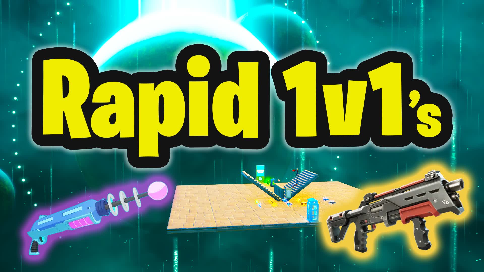 Rapid 1v1s [ conkid ] – Fortnite Creative Map Code