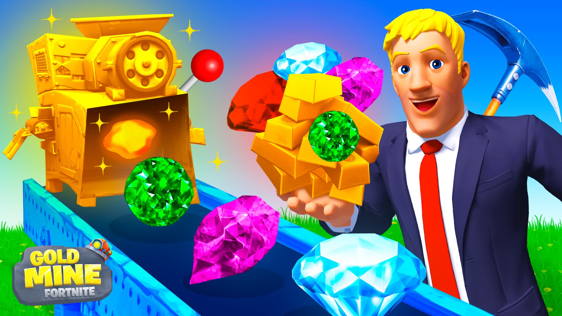 GOLD MINE TYCOON [ rafatoja ] – Fortnite Creative Map Code