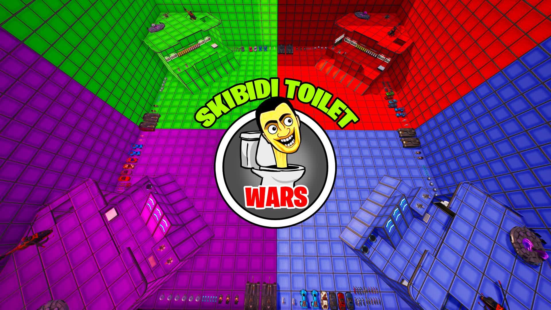 SKIBIDI TOILET WARS 🚽 [ gattu ] – Fortnite Creative Map Code