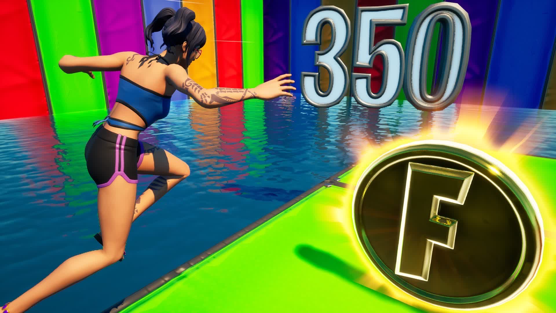 350+ LEVELS DEFAULT DEATHRUN [ yakyzfn ] – Fortnite Creative Map Code