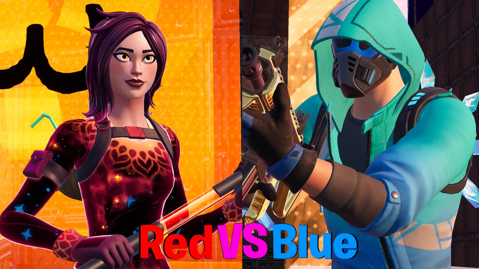 Red VS 💙Blue: Omega Vault 🏝 [ 009_dreamscape ] – Fortnite Creative Map Code