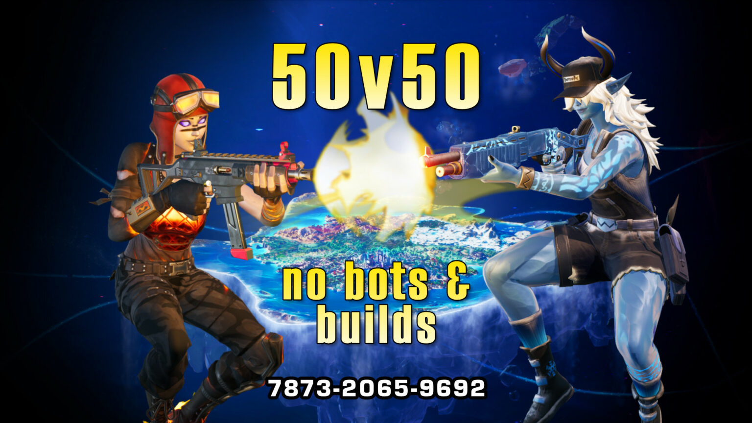 Red vs Blue BR - 50v50 no bots & builds [ PixelandPoly ] – Fortnite Creative Map Code
