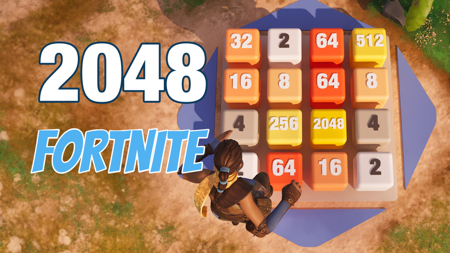 2048 FORTNITE 🎲 [ solar_games ] – Fortnite Creative Map Code