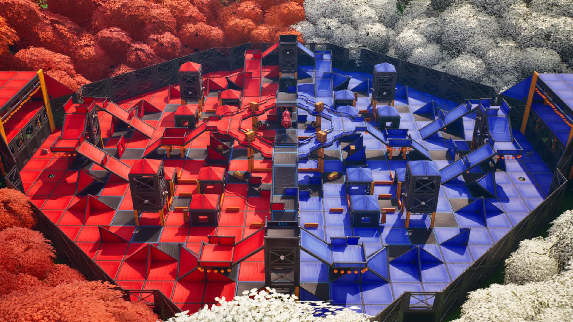 🔥 Red Vs Blue - Dragon Arena 🐉 [ droia ] – Fortnite Creative Map Code