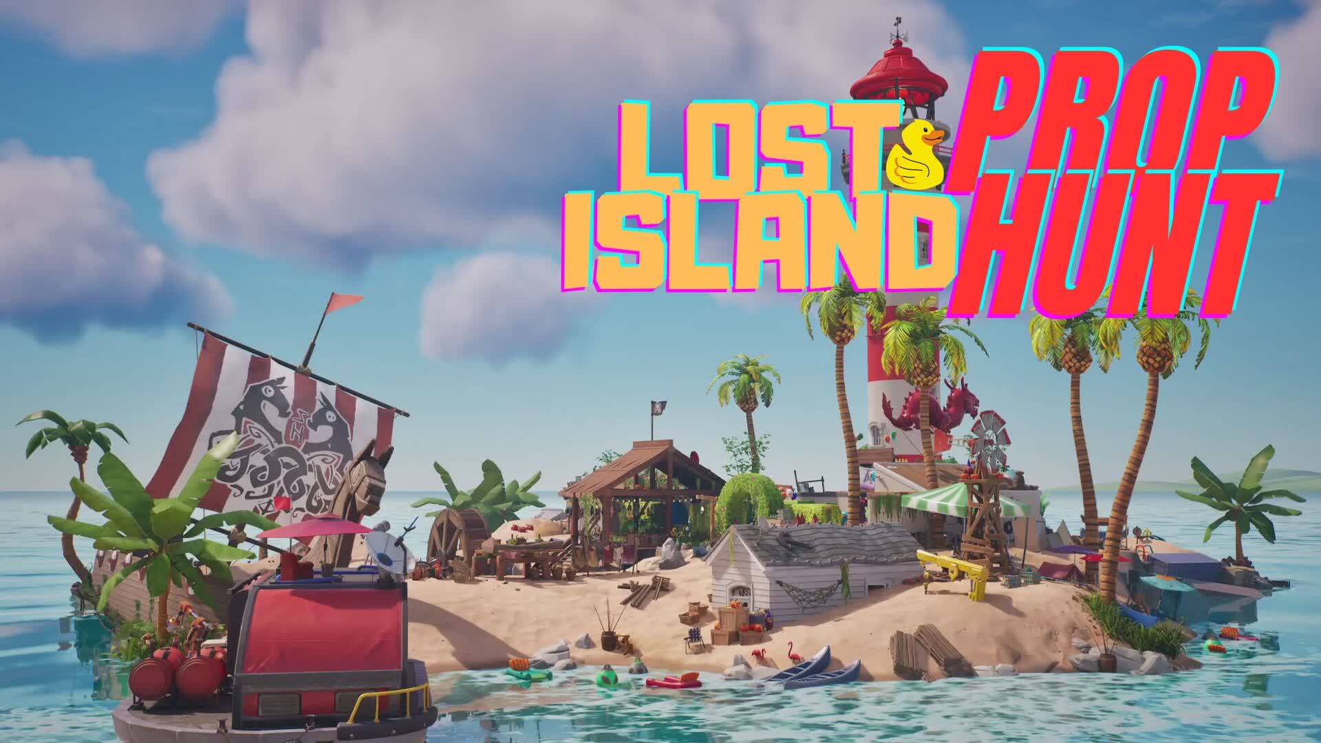 Lost Island Prop Hunt [ raustorm ] – Fortnite Creative Map Code