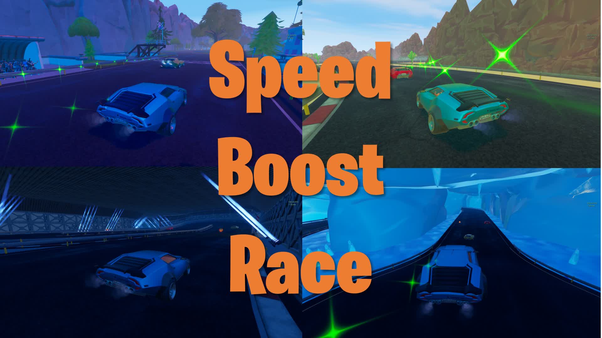 Speed Boost Race [ duz-1979 ] – Fortnite Creative Map Code
