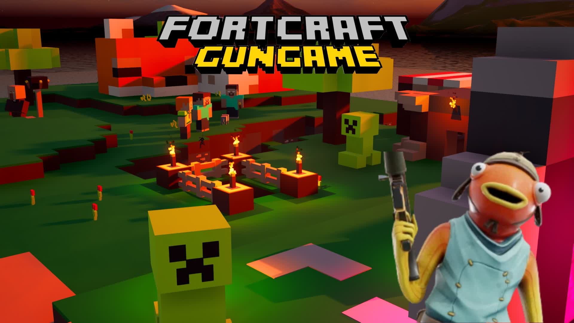 🆕FORTCRAFT GUN GAME🆕 [ cetus ] – Fortnite Creative Map Code