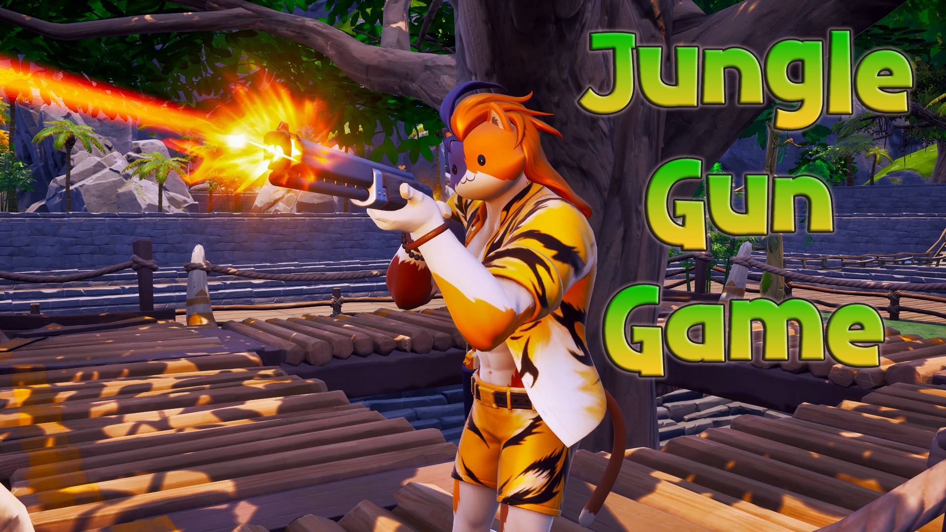 Jungle Gun Game #2 [ landscape ] – Fortnite Creative Map Code