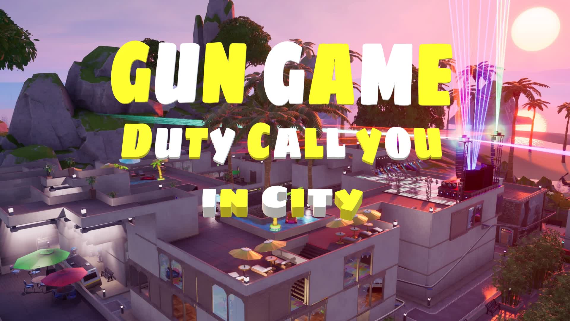 Gun Game Duty call you in city [ kdbpm ] – Fortnite Creative Map Code
