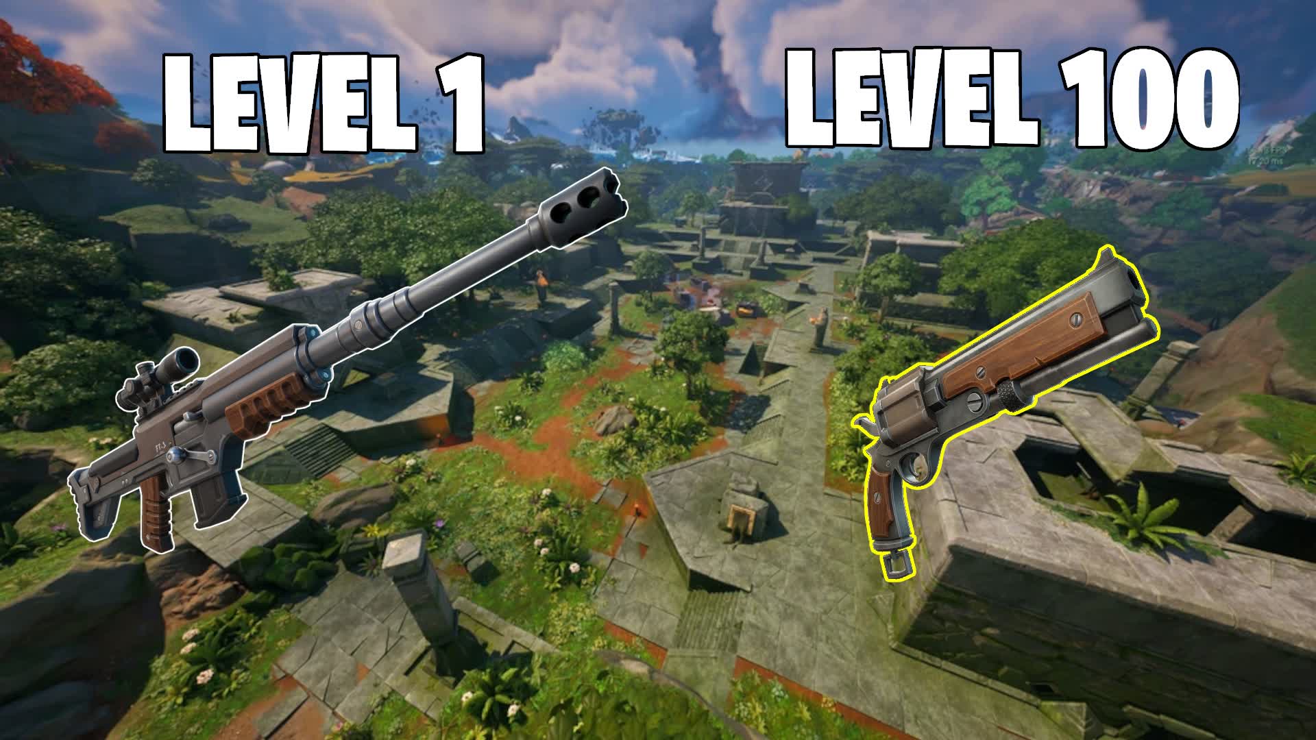 💥GUN GAME: Chapter 4🌳 [ ettrue ] – Fortnite Creative Map Code