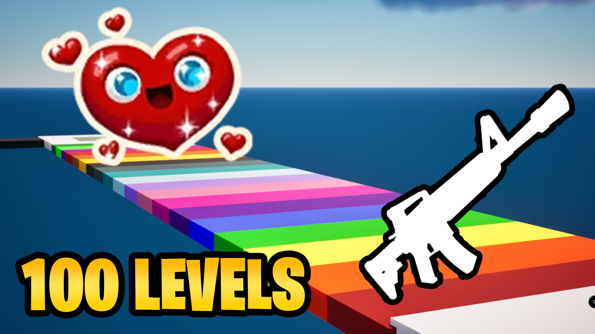 Happy Obby - Gun Game! [ kamakeh ] – Fortnite Creative Map Code