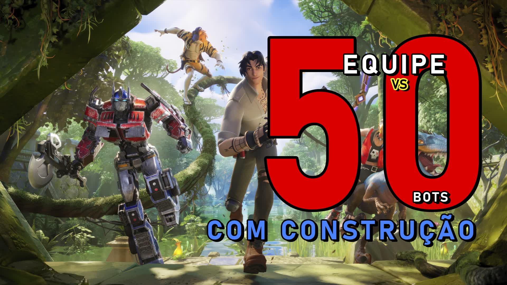 Ilha da Loucura - Equipe vs 50 Bots - C [ tgdeveloper ] – Fortnite ...